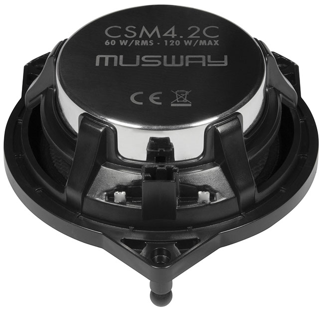 MUSWAY CSM-4.2C Kompo-Kit 10 cm (4”) 2-WEGE KOMPONENTEN-SYSTEM für MERCEDES-BENZ C / GLC / E Klasse