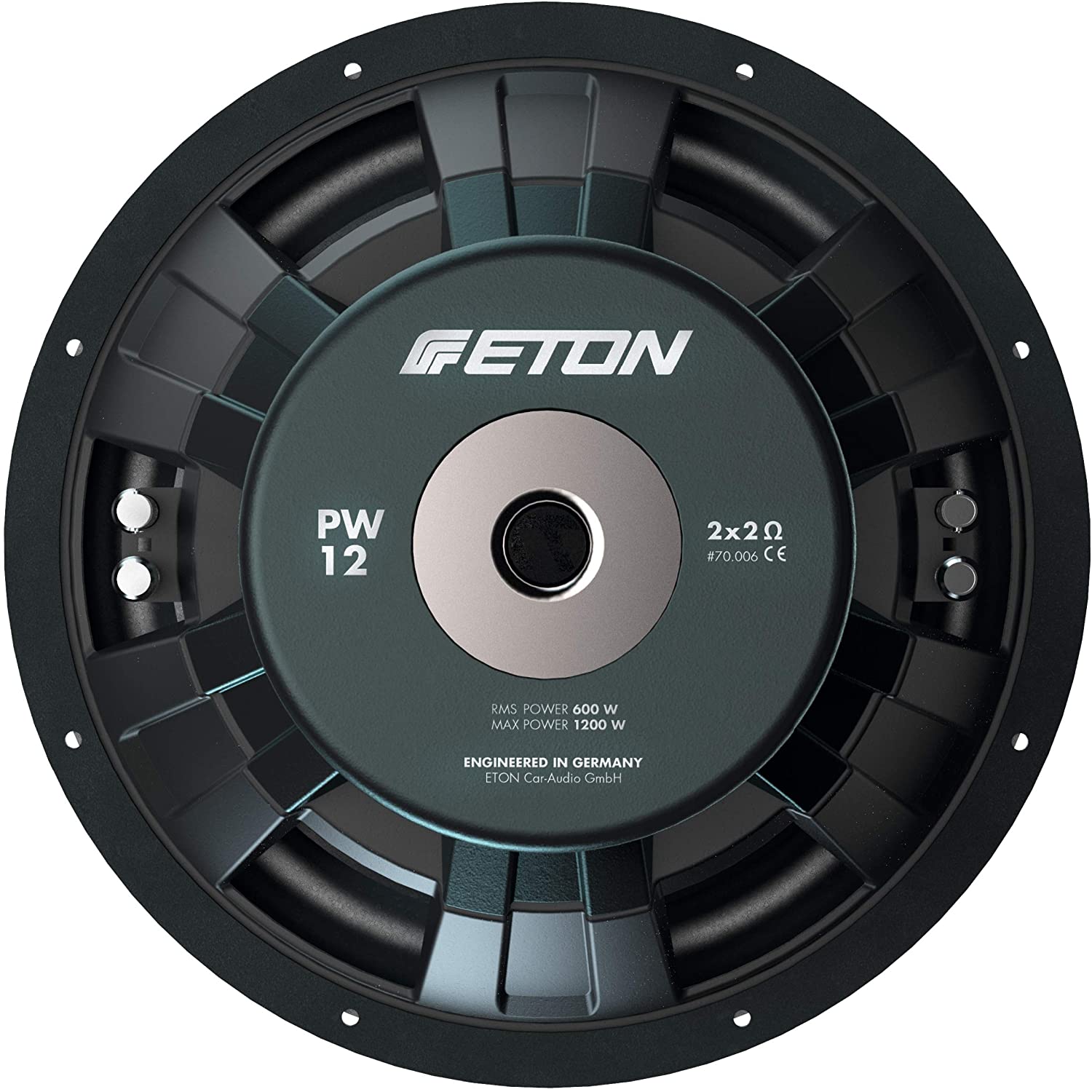 ETON PW12 Power 30 cm Subwoofer Chassis 12 Zoll Langhub Woofer, Bass ...
