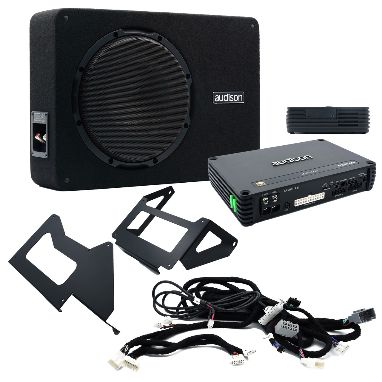 Audison AF TSL 3YB AMPSB KIT Bass Sound Upgrade Tesla Base Audio