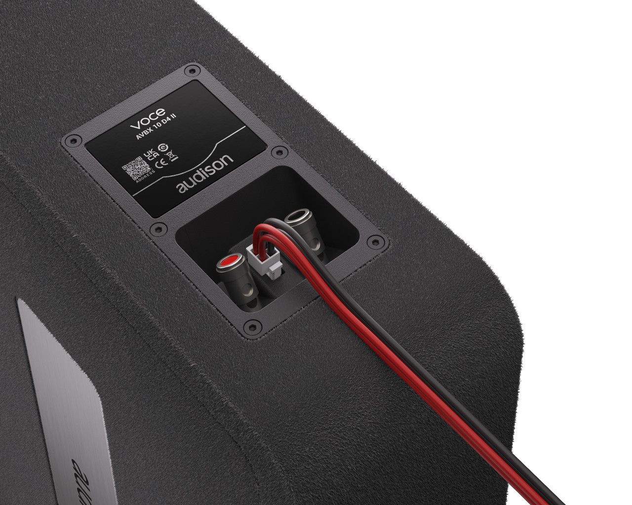 Audison AVBX 10 D4 II flacher Gehäuse Subwoofer 25 cm (10") 1100 Watt 4 ...