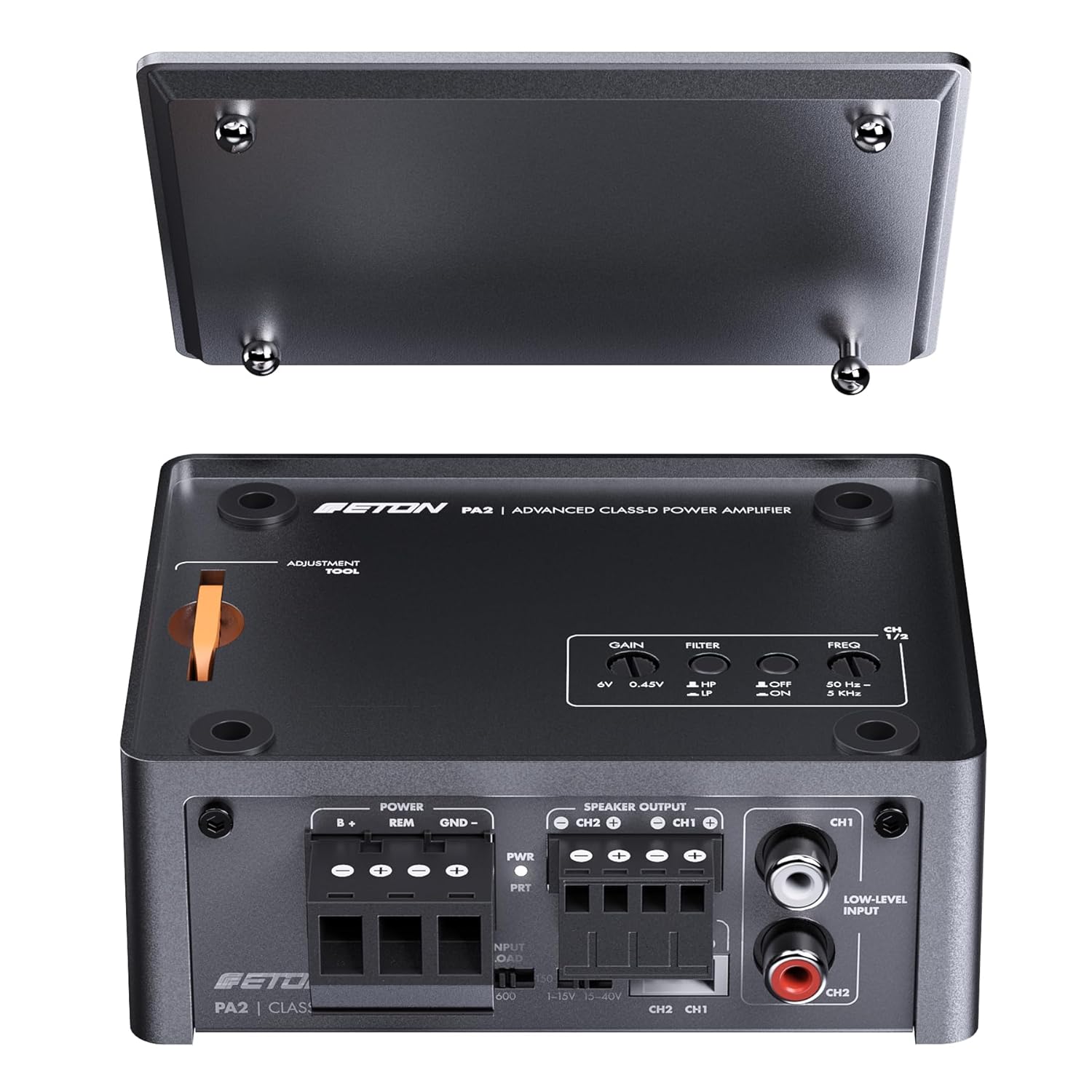 ETON PA 2 kompakter 2 Kanal Digital Verstärker Micro Endstufe für Autos ...