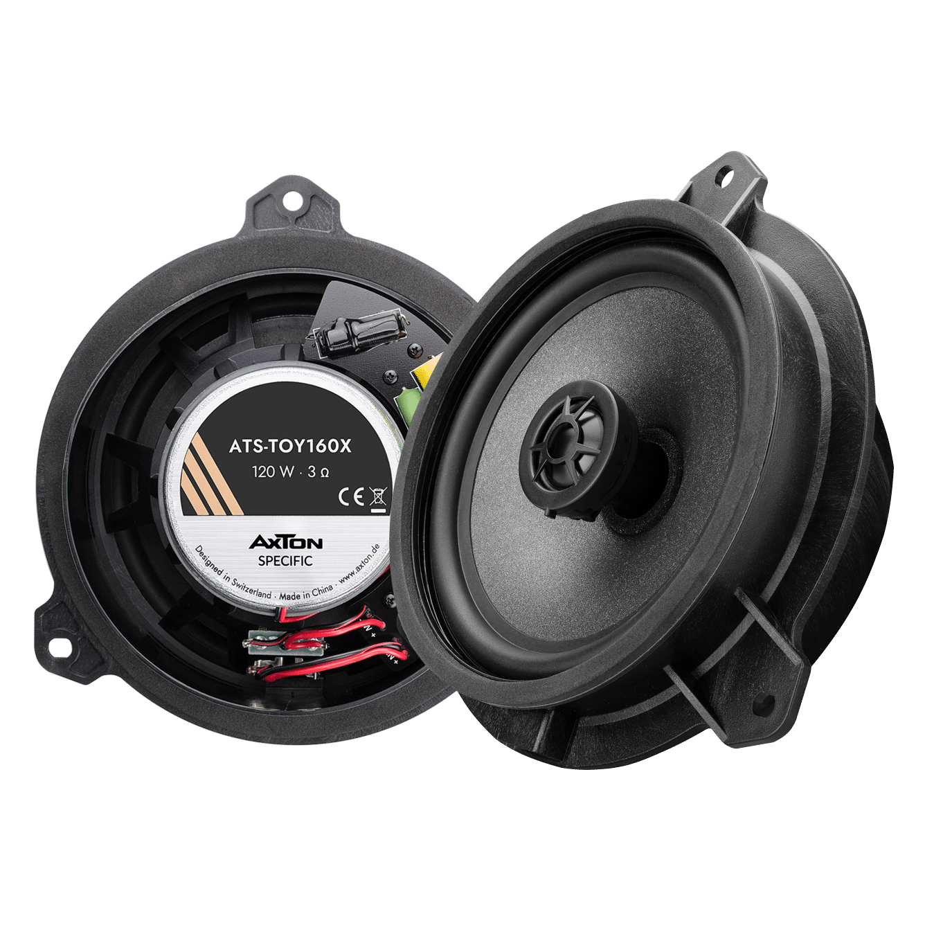 Axton ATS-TOY160X Plug & Play Auto Koaxial Lautsprecher kompatibel mit ...